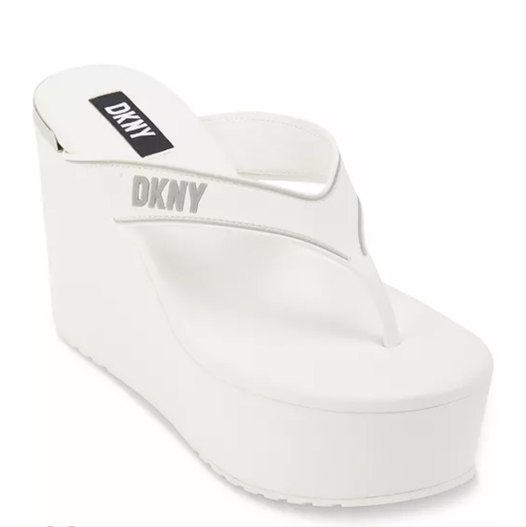 Dkny | Shoes | Dkny Womens Trina Platform Wedge Thong Sandals | Poshmark